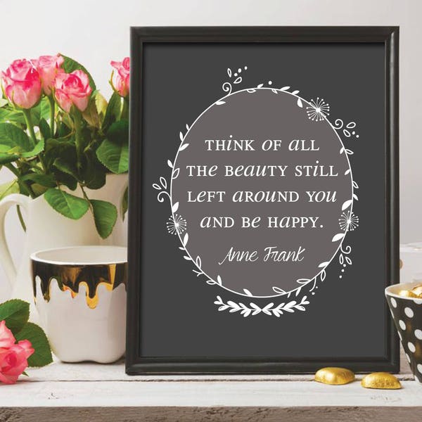 Anne Frank Quote - Etsy