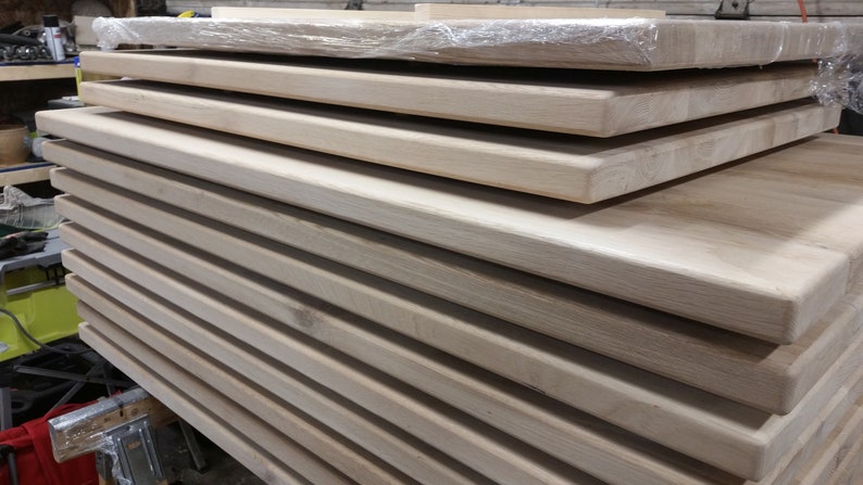 Unfinished Oak Table Tops for Home or Restaurant - Etsy