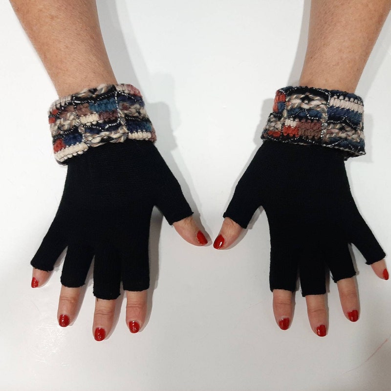 One Finger Crochet Mitten - Etsy