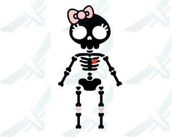 A Custom Skeleton With Names SVG Cut File Skeleton With Names as Bones ...