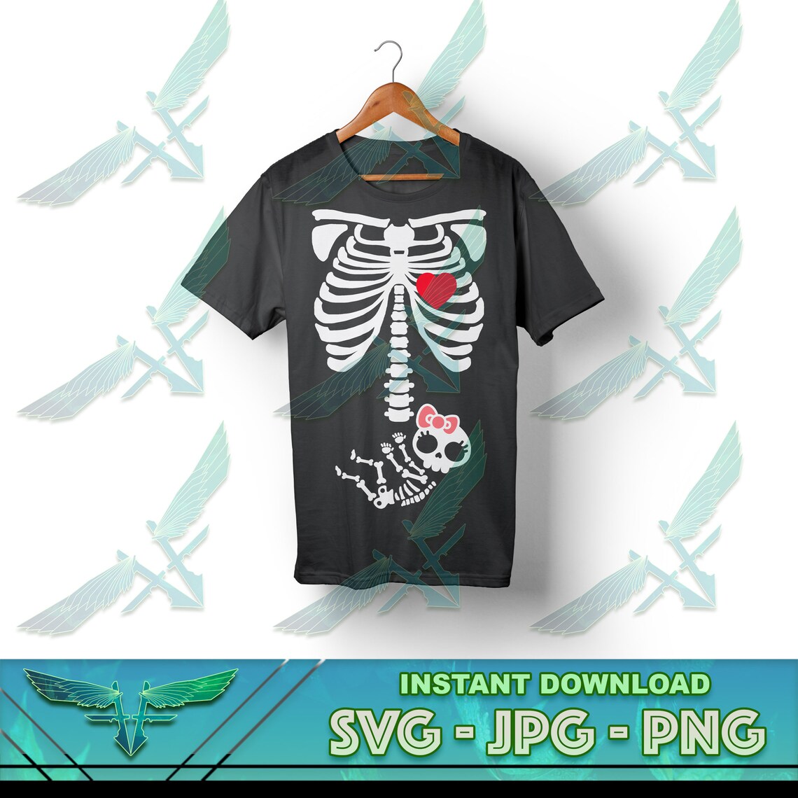 Maternity Skeleton Costume Svg Womens Skeleton Costume Svg - Etsy
