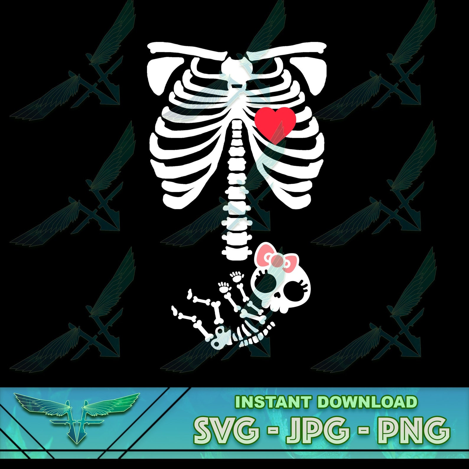 Maternity Skeleton Costume Svg Womens Skeleton Costume Svg - Etsy