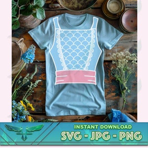Bo Peep Costume Svg, Shepherdess Costume Svg, Little Bo Peep Costume ...