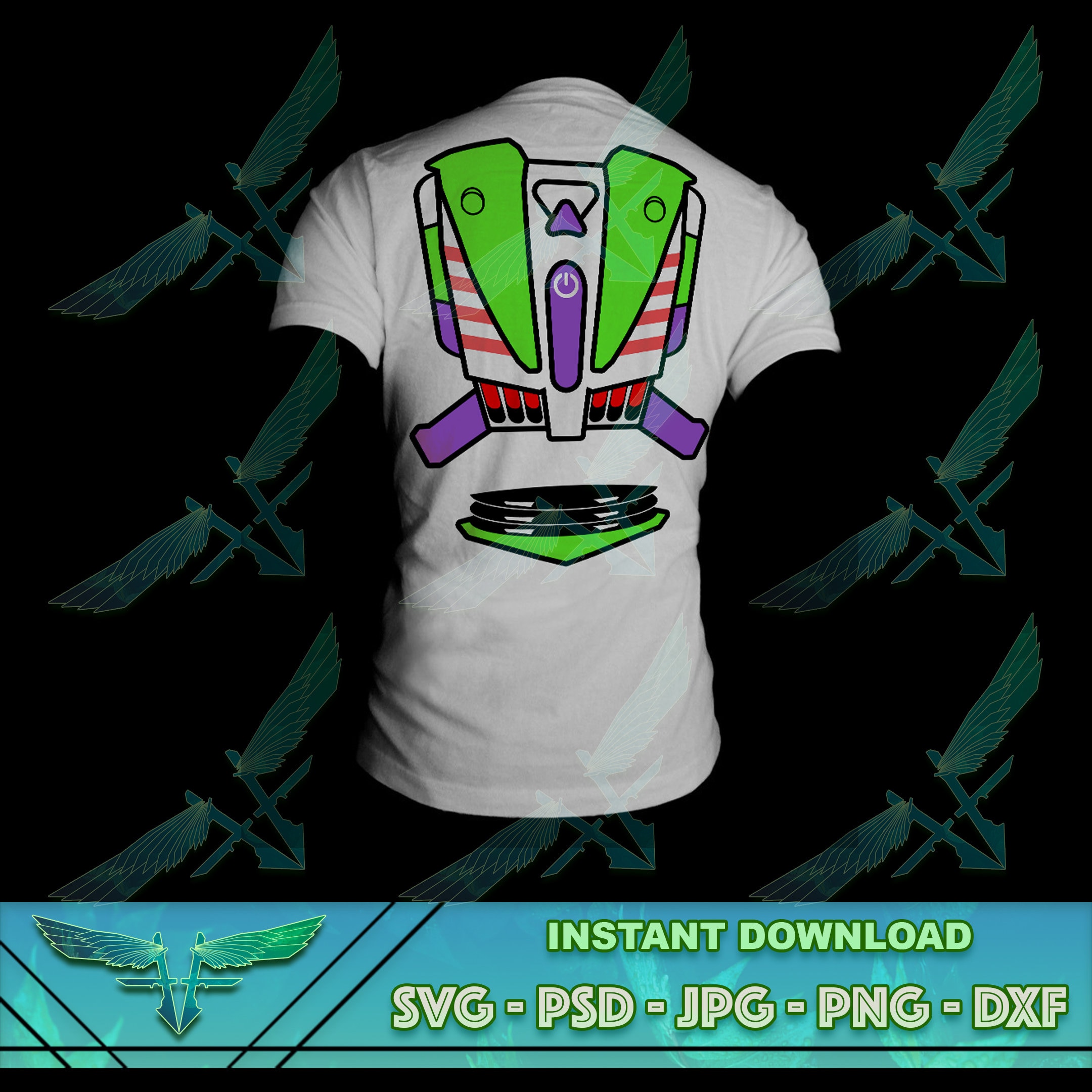 Buzz Lightyear Shirt Svg Costume Svg Toy Story Birthday - Etsy