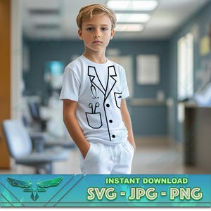 Doctor Costume Svg, Doctor Outfit Svg, Doctor Shirt Svg, Doctor Jacket ...