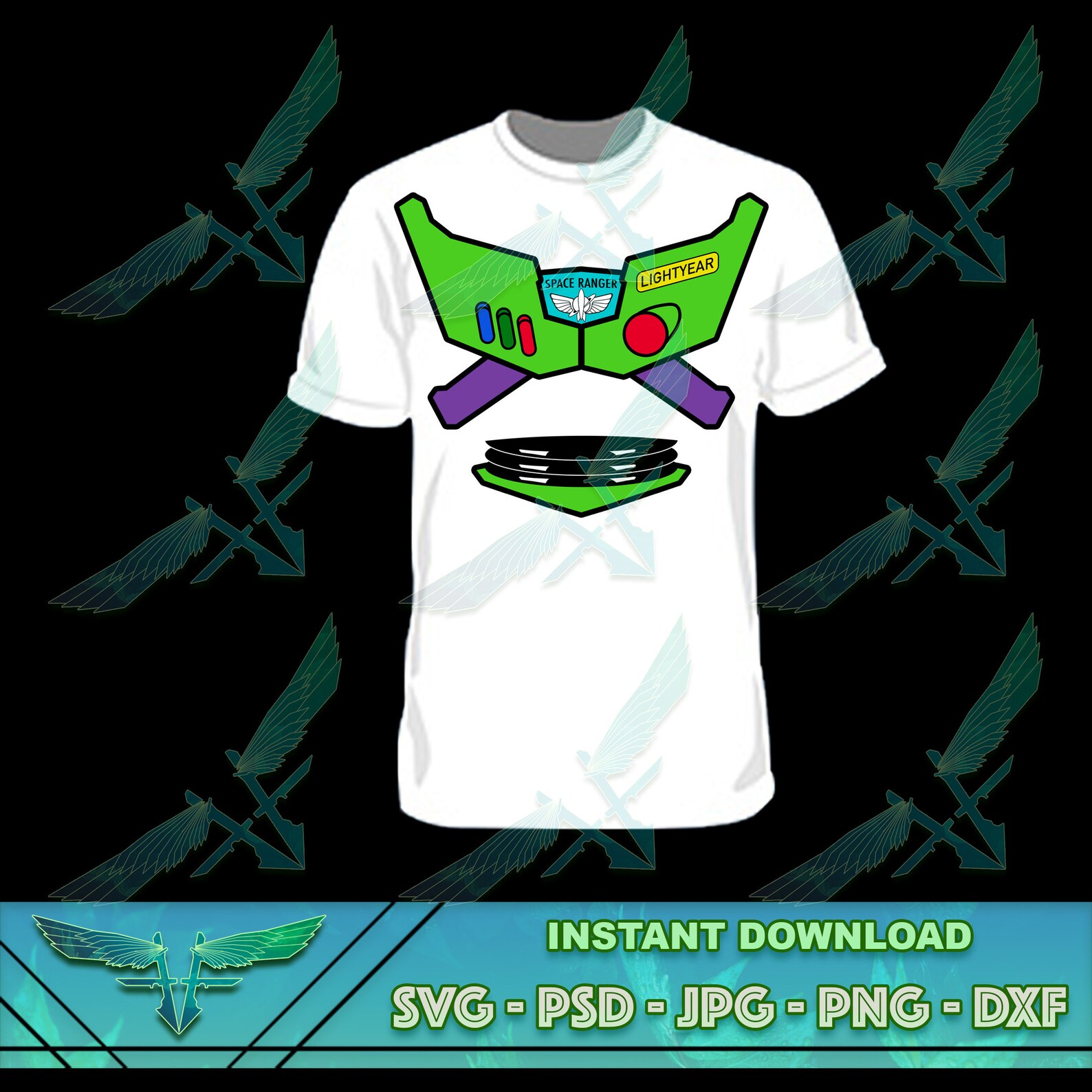 Buzz Lightyear Shirt Svg Costume Svg Toy Story Birthday - Etsy