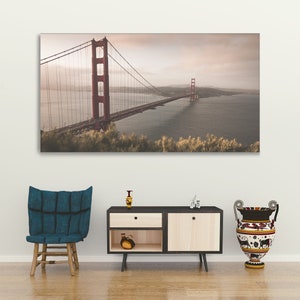 Golden Gate Bridge Printable Golden Gate Print San Francisco - Etsy