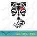 Maternity Skeleton Costume Svg, Womens Skeleton Costume Svg, Pregnant ...