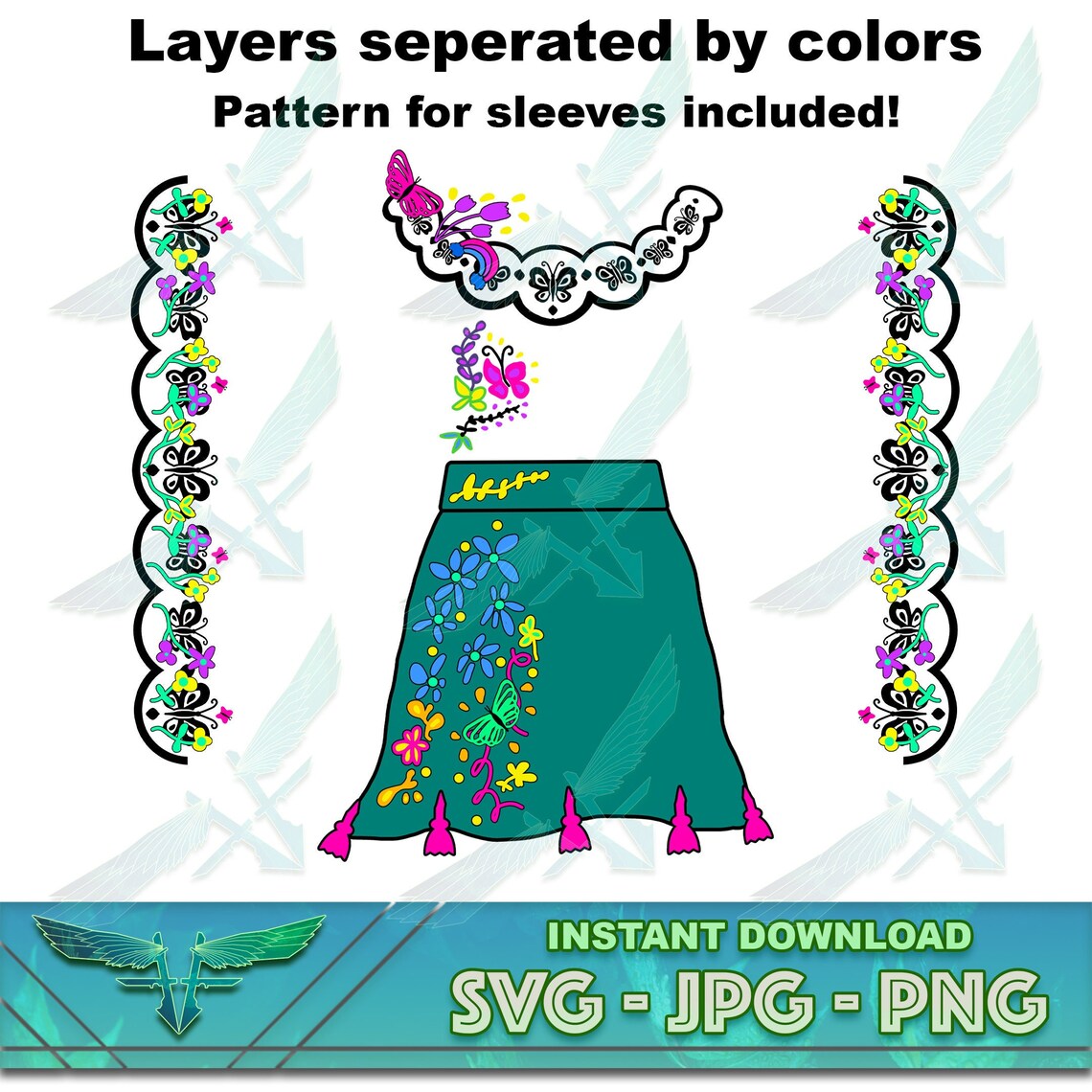 Mirabel Dress Mirabel Svg Mirabel Png Mirabel Dress Girl - Etsy New Zealand