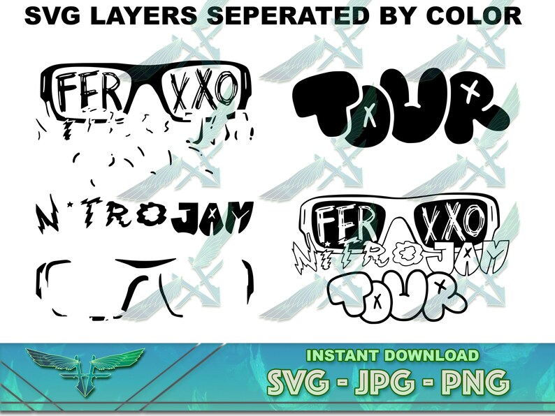 Ferxxo Vector Svg Ferxxo Svg Design Feid Nitro Jam Tour - Etsy