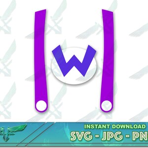 Wario SVG Costume, Birthday Svg, Plumber Costume, Suspenders Svg ...