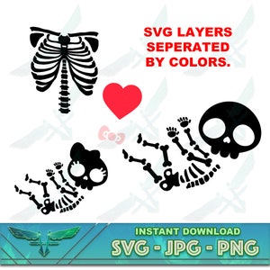 Maternity Skeleton Costume Svg, Womens Skeleton Costume Svg, Pregnant ...