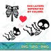 Maternity Skeleton Costume Svg, Womens Skeleton Costume Svg, Pregnant ...