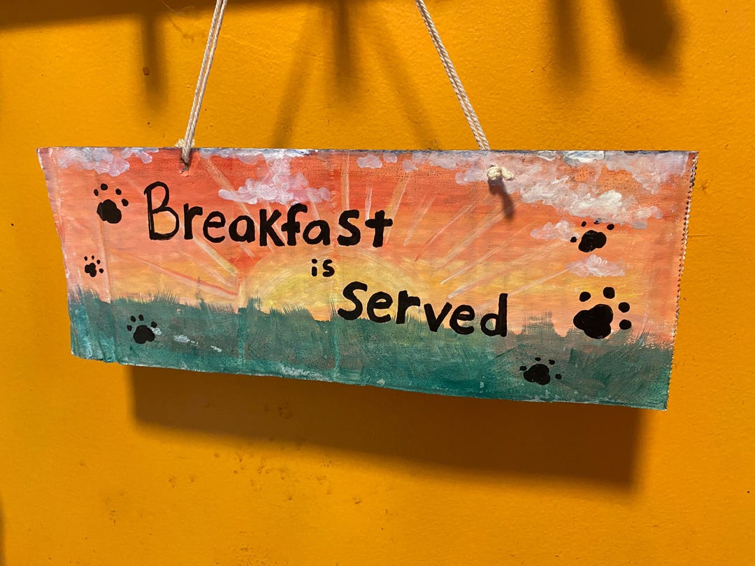 Custom Pet Feeding Sign - Etsy
