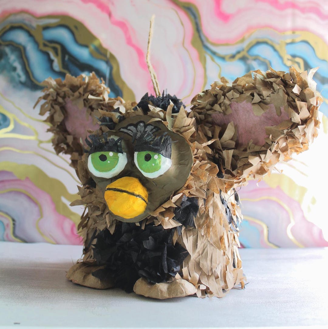 Furby Pinata Sculpture, Nostalgic 1998 Y2K Decor - Etsy