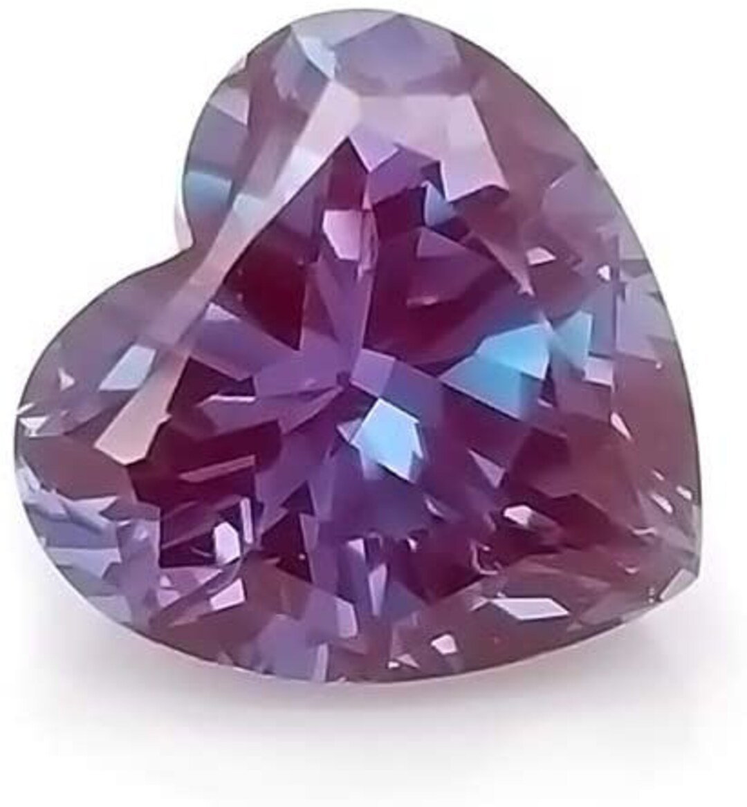 Lab Grown Alexandrite 4mm Heart Shape Lot of 25 Stones - Etsy