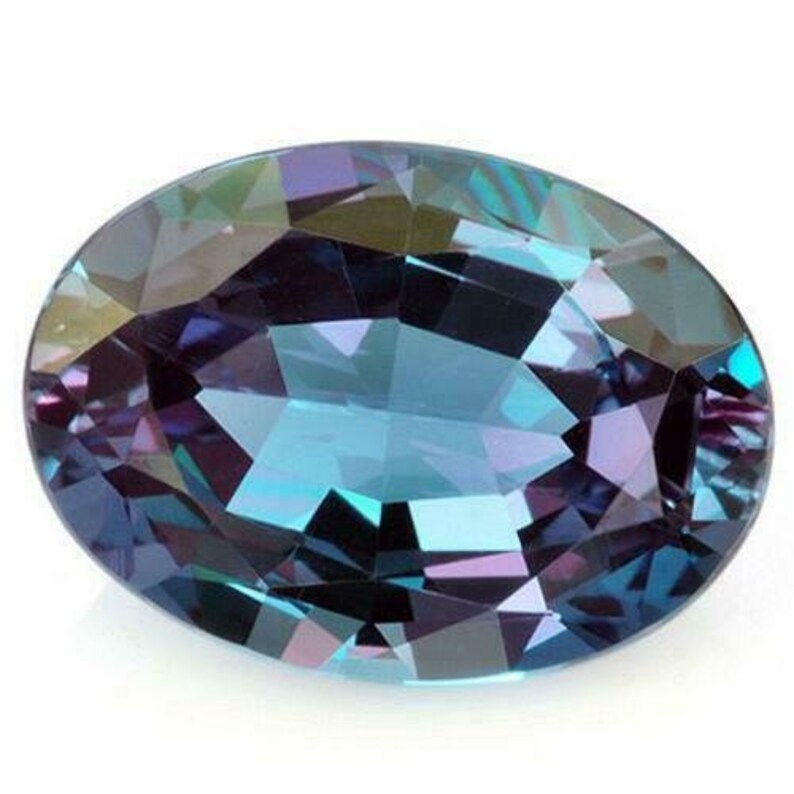 Lab Grown Alexandrite 14mm x 10mm Oval Lot de 1 Pierre | Etsy