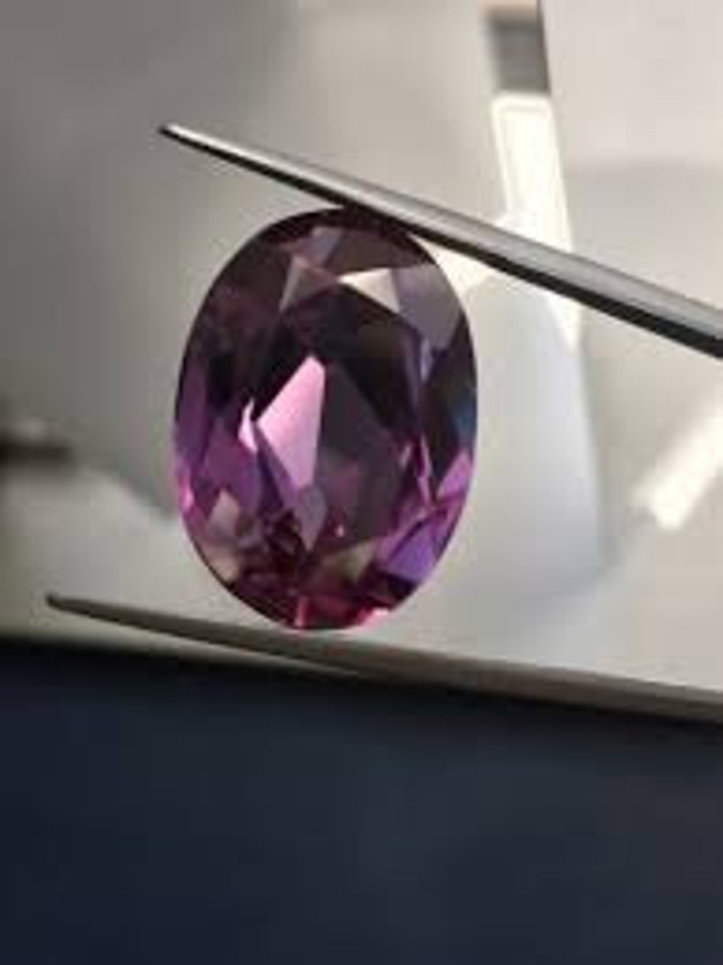 Lab Grown Alexandrite 10mm X 8mm Oval Lot of 1 Stone - Etsy