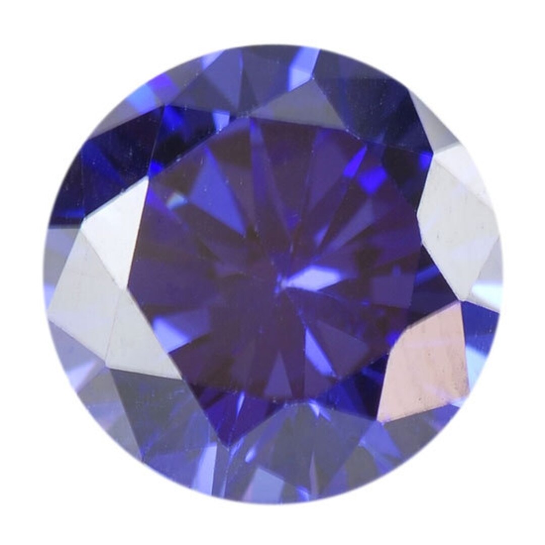 Tanzanite Cubic Zirconia 2mm Round Lot of 100 Stones - Etsy