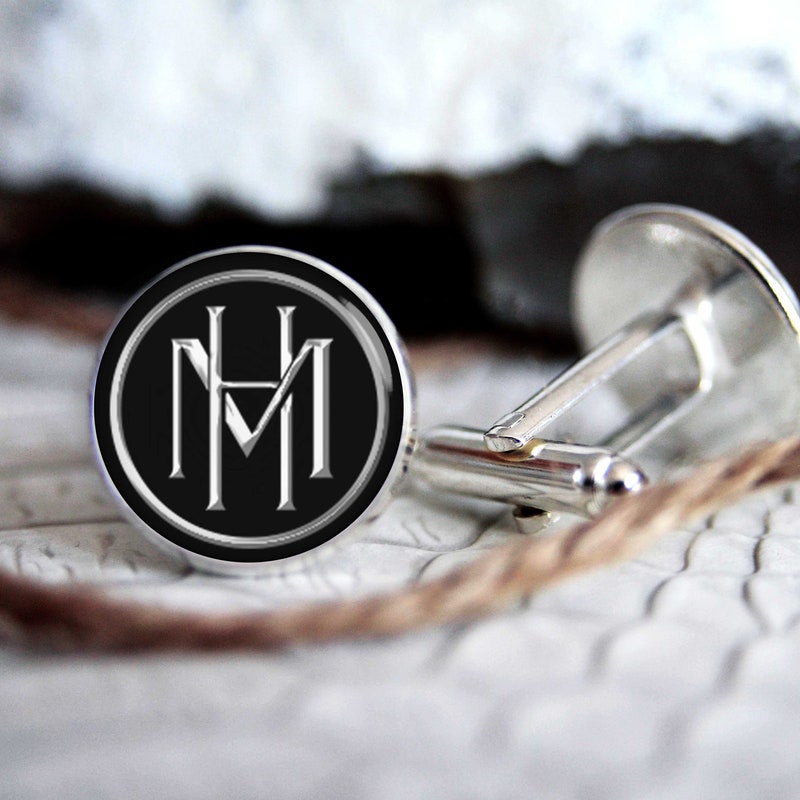 Monogram Cufflinks - Etsy