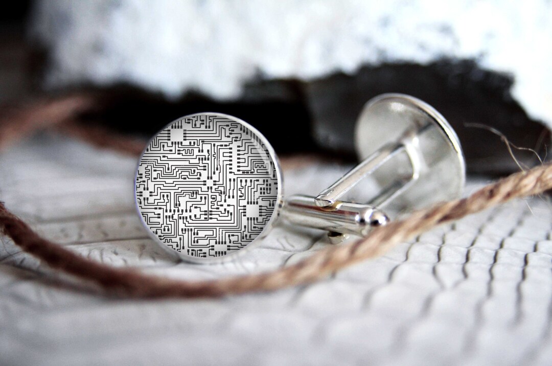 Computer Chip Personalized Custom Cufflinks, Cool Gifts for Men ...