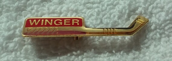 Hockey Stick Winger Lapel Pin Pre-owned - Etsy