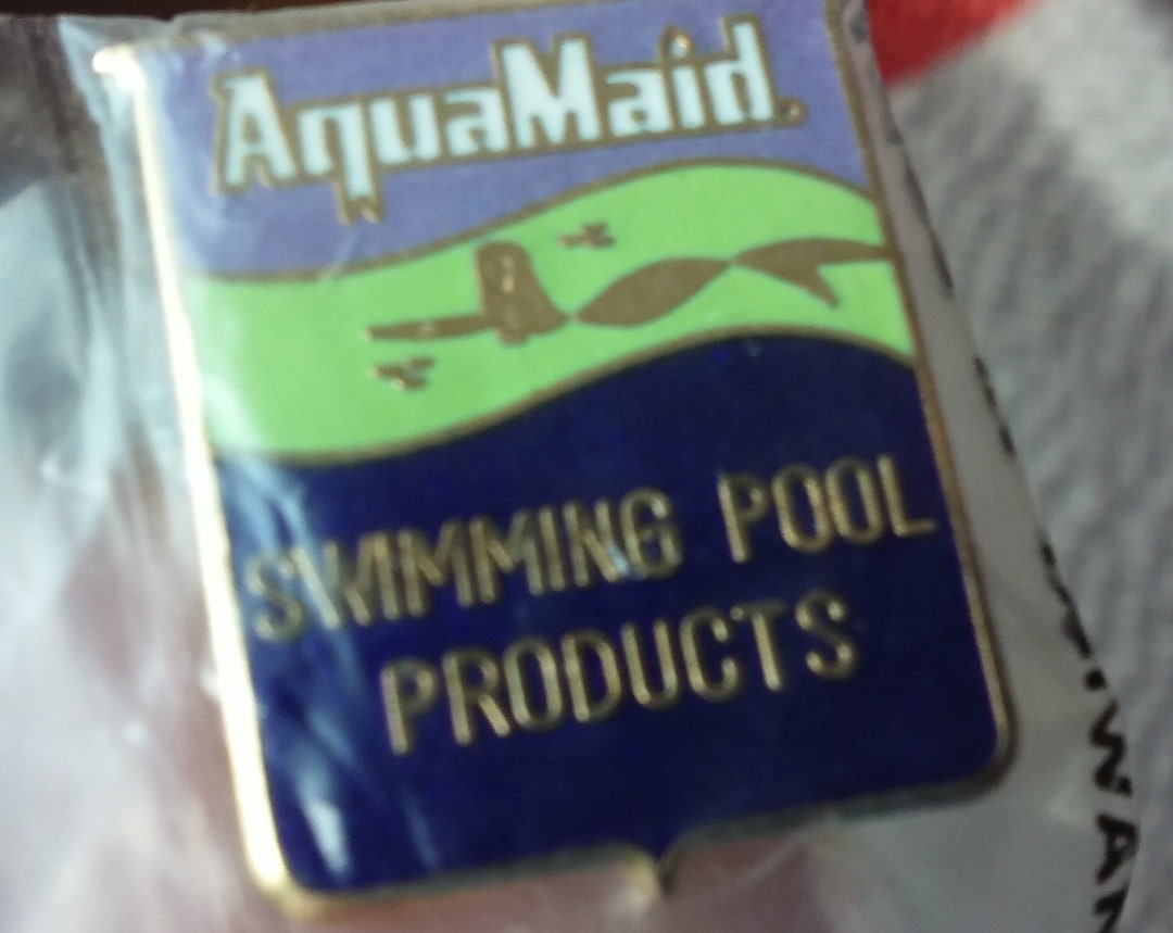 Aquamaid Swimming Pool Products Pin Badge Pre-owned - Etsy