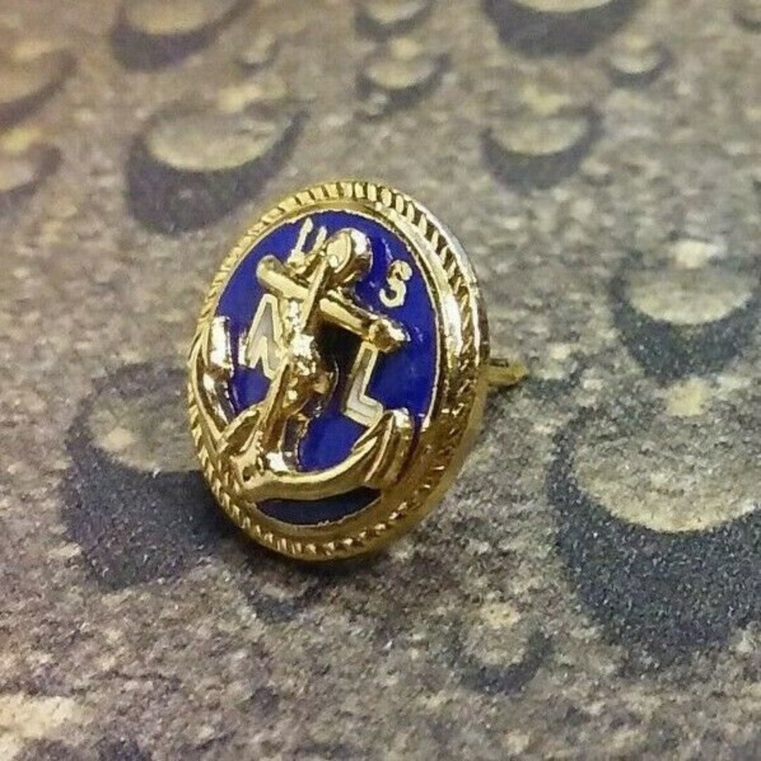 US Navy League Pin Badge - Etsy