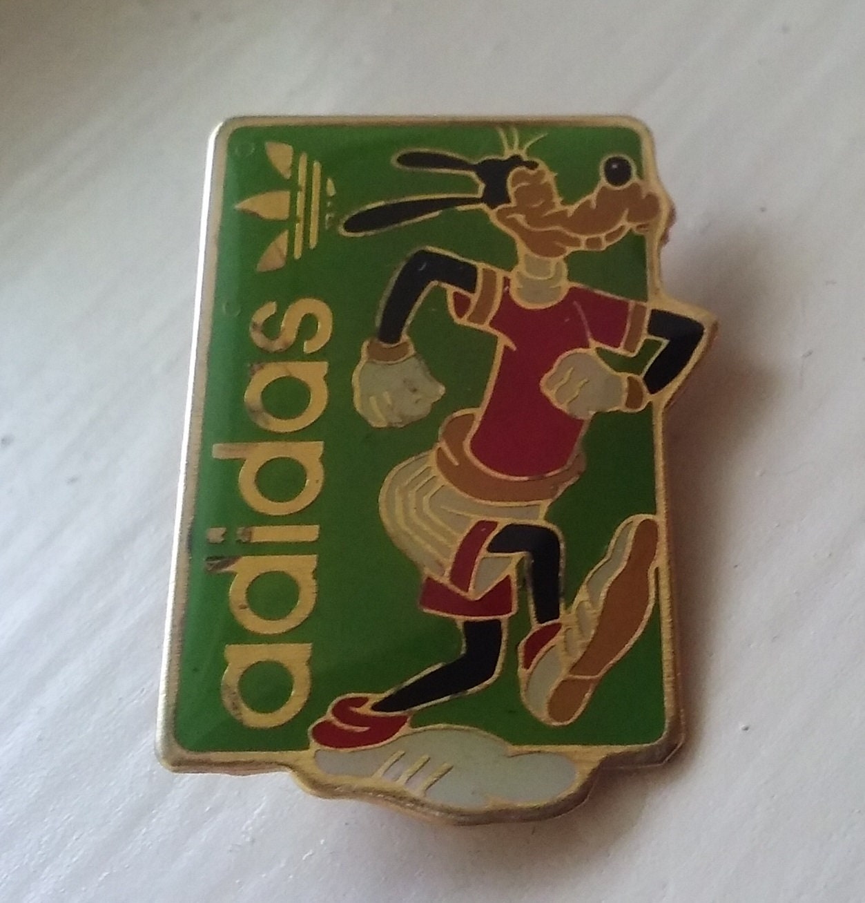 Goofy Walt Disney Adidas Running Shoes Pin Badge - Etsy