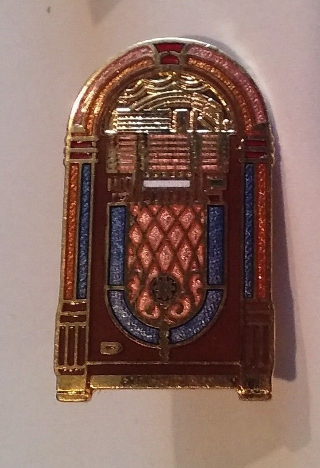 Juke Box Trash Can Enameled Jacket Lapel Pin - Etsy