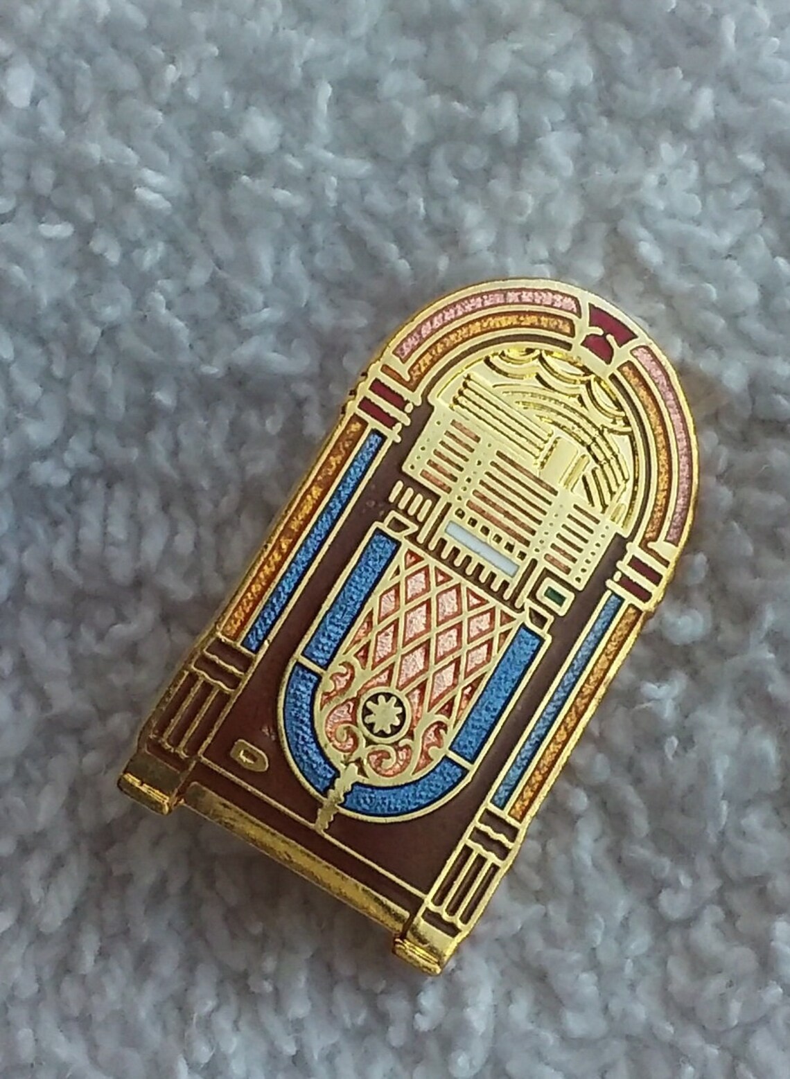 Juke Box Trash Can Enameled Jacket Lapel Pin - Etsy