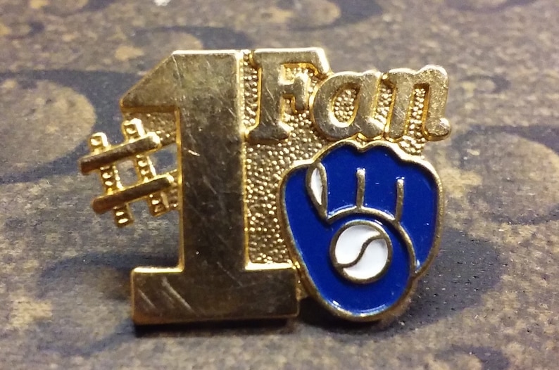 Milwaukee Brewers 1 Fan 1987 Lapel Pin Pre-owned | Etsy