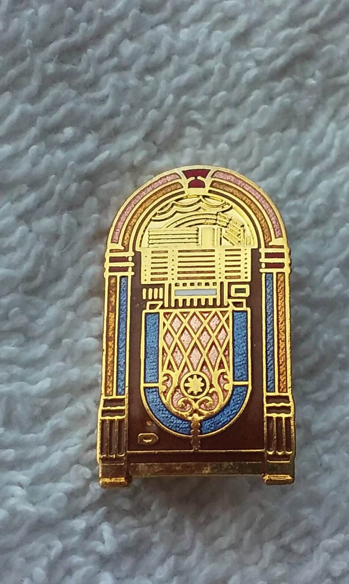 Juke Box Trash Can Enameled Jacket Lapel Pin - Etsy