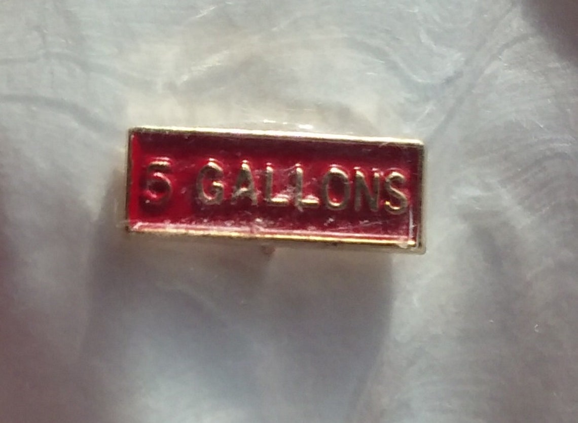 Gallon Enameled Lapel Pin Pre-owned | Etsy