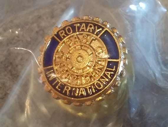 Rotary International Past President Lapel Jacket Pin Pre-owned | Etsy