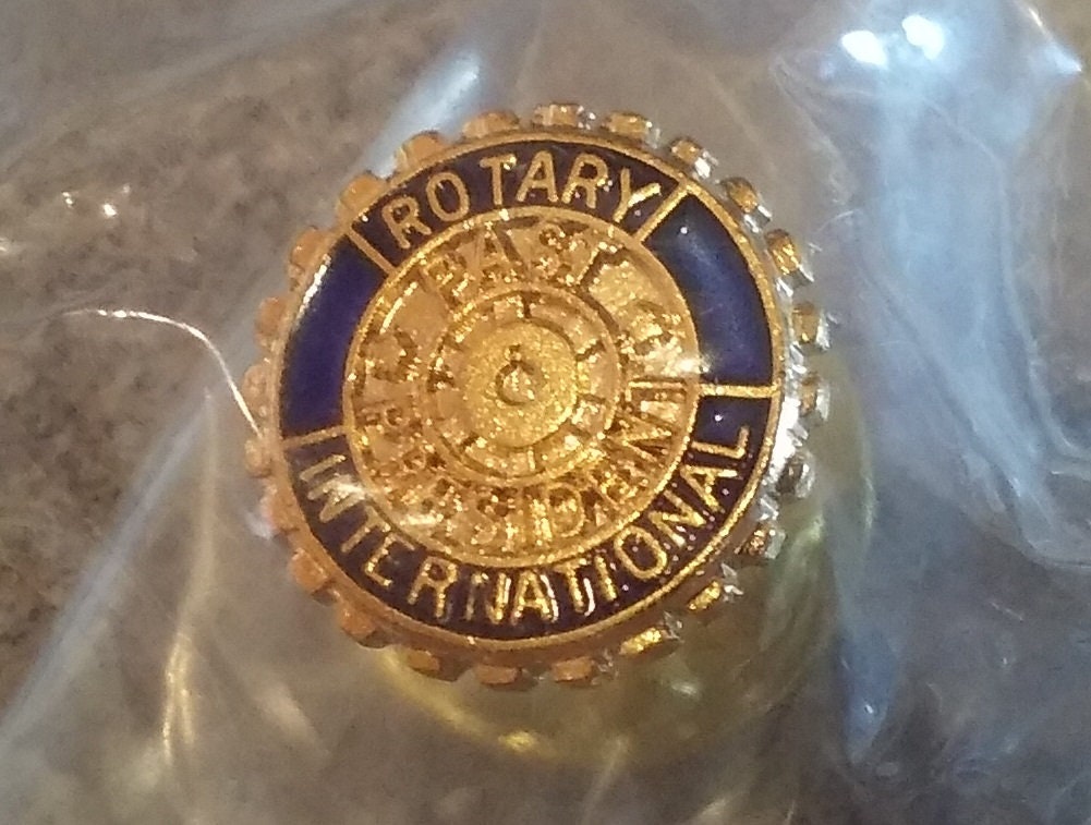 Rotary International Past President Lapel Jacket Pin Pre-owned - Etsy