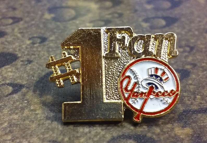 New York Yankees 1 Fan 1987 Lapel Pin Pre-owned - Etsy