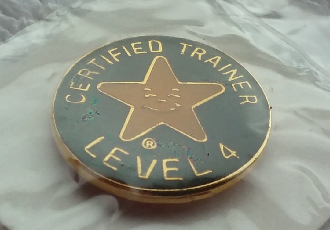 Carl's Jr. Certified Trainer Level 4 Lapel Jacket Pin Pre-owned - Etsy