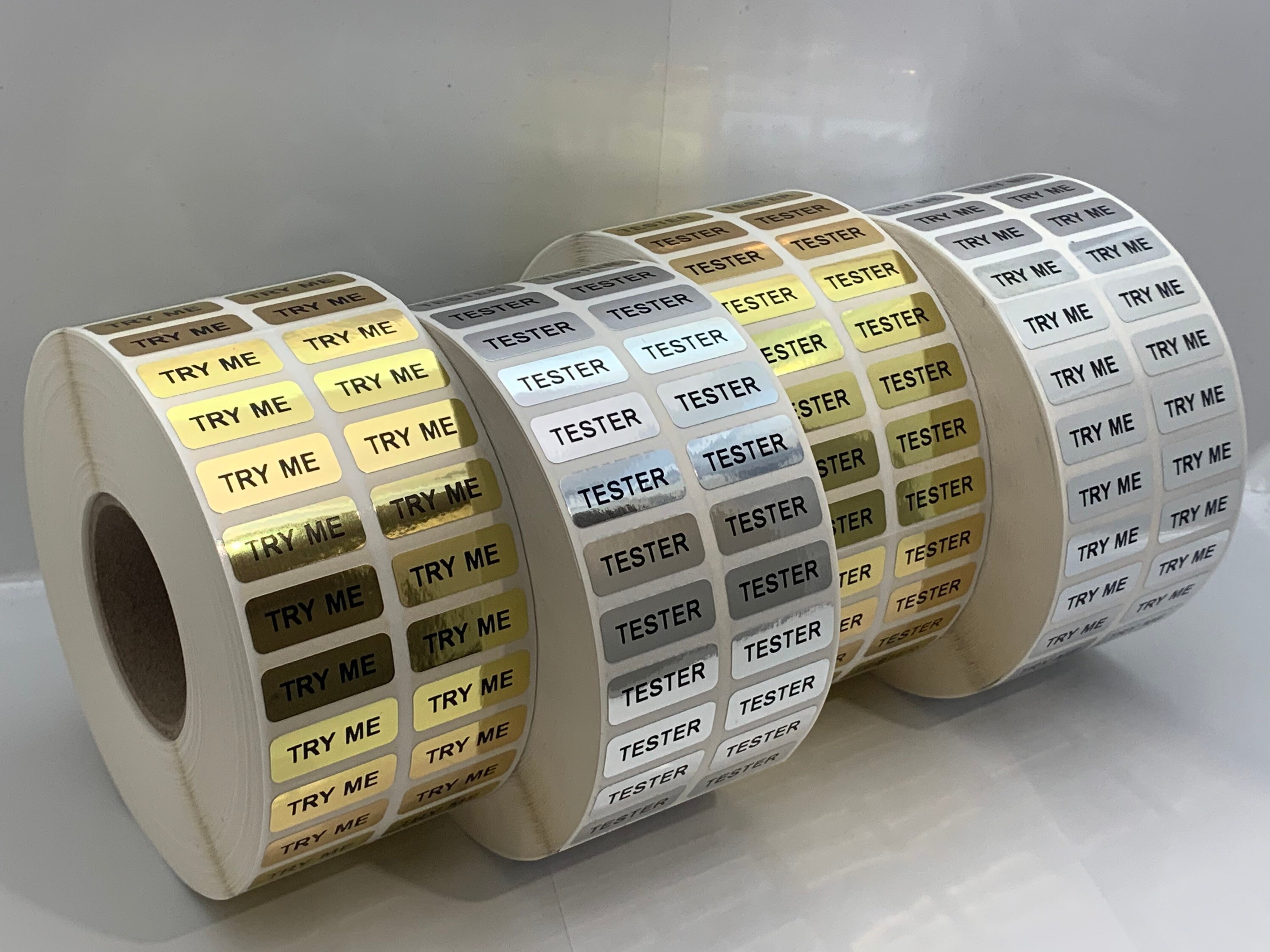 Metallic Tester / Try Me Labels Mini Stickers 25mm X 10mm - Etsy