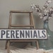 Perennials Sign Florist Sign Flowers Sign French Country - Etsy