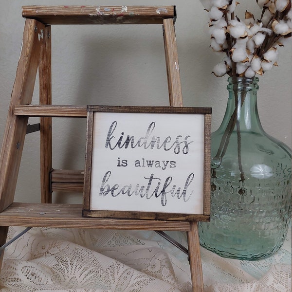 Kindness Sign - Etsy
