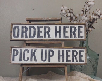 Order here sign | Etsy