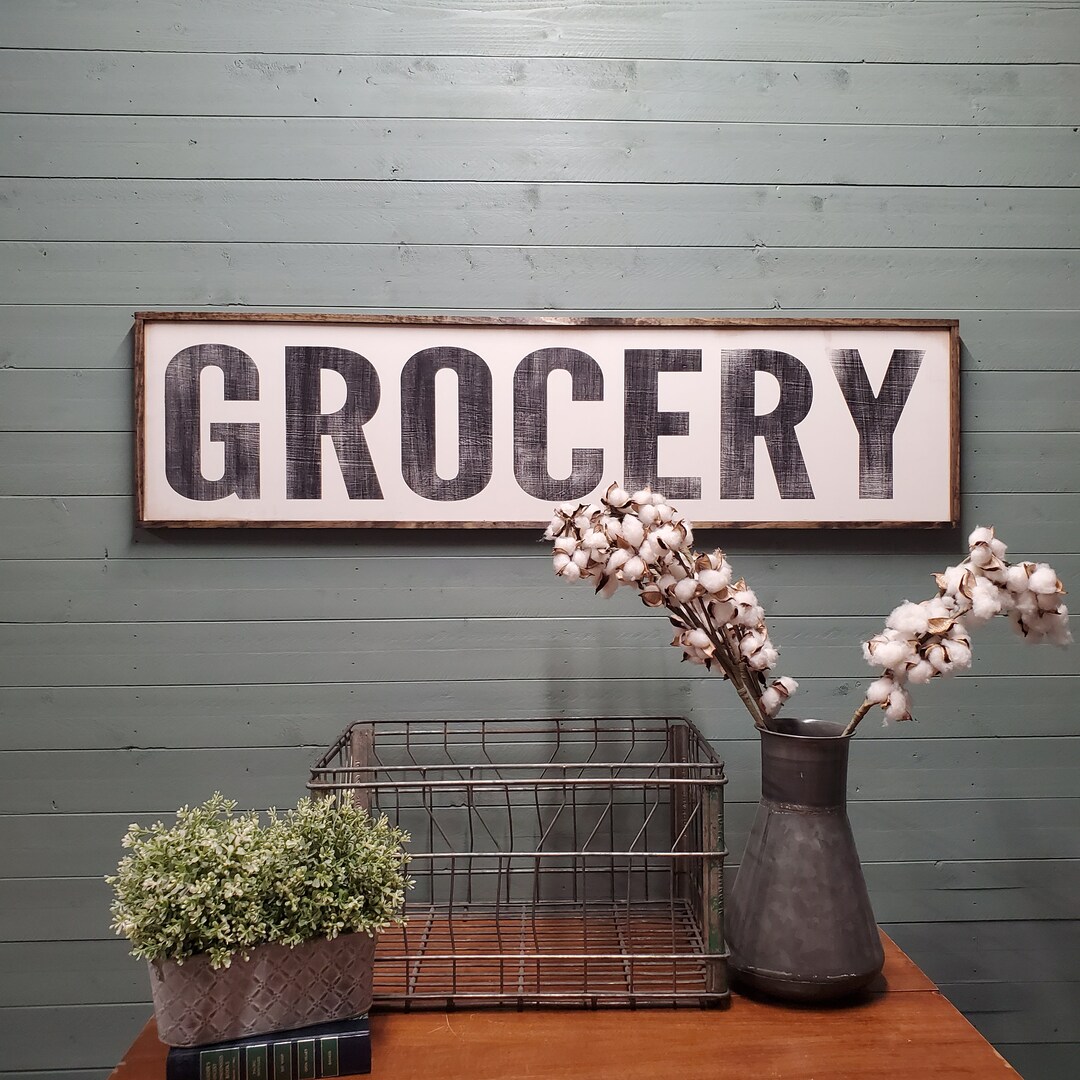 Rustic Wood Sign, Farmhouse Wall Decor, Custom Wood Sign, Kitchen Sign ...