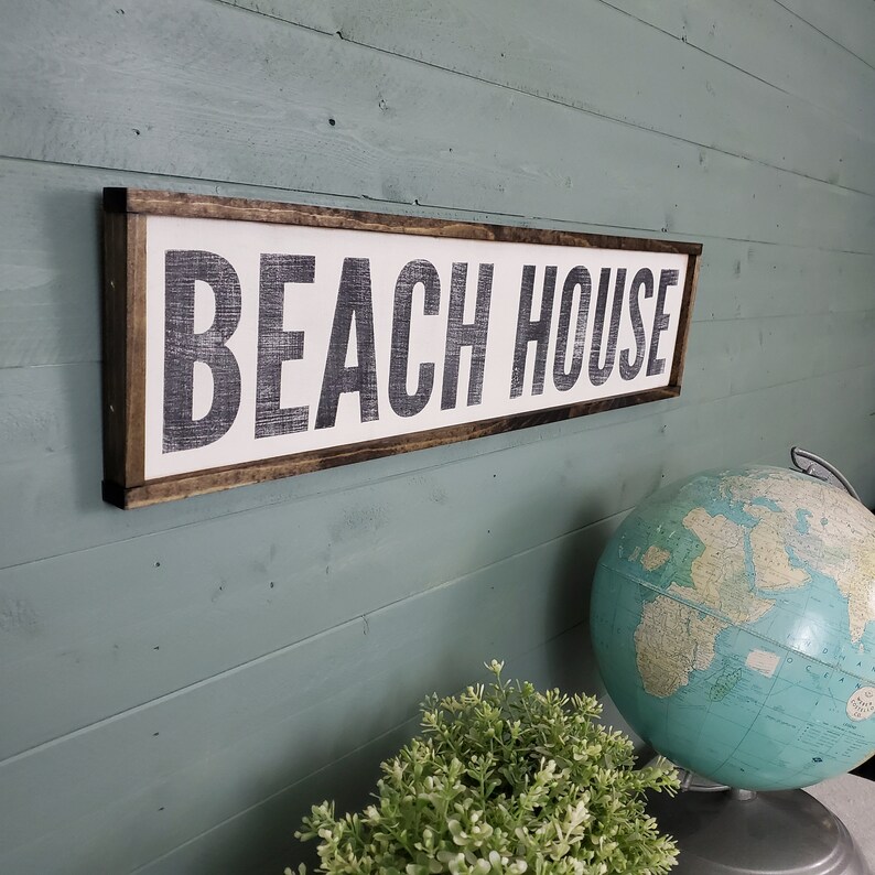 Beach House Sign Beach House Decor Coastal Decor Coastal | Etsy