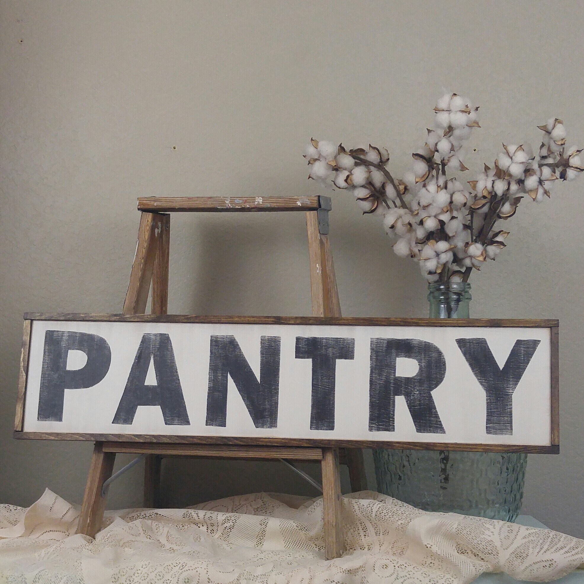 Farmhouse Style Sign Kitchen Pantry Sign Rustic Wooden Sign Farmhouse ...