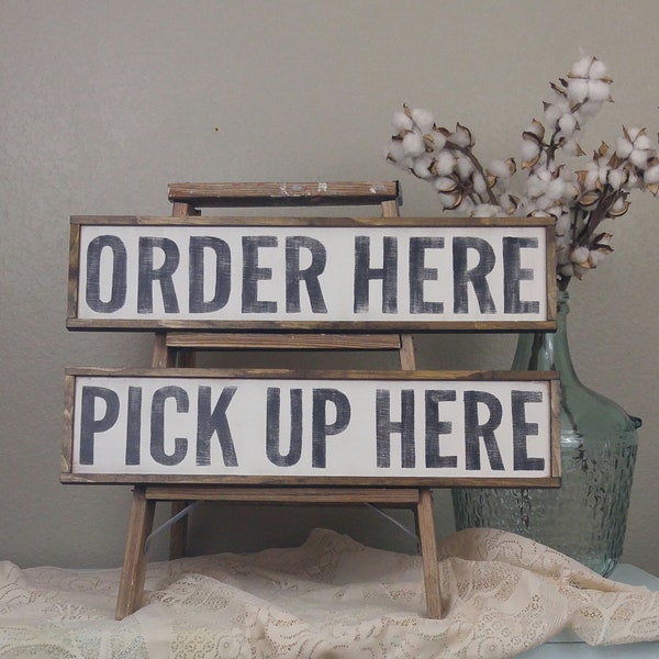 Hanging Order Here Signs - Etsy