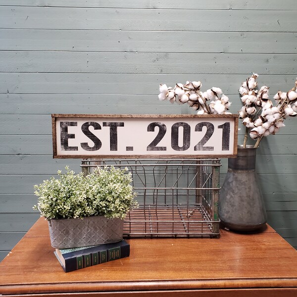 Est. Sign - Etsy