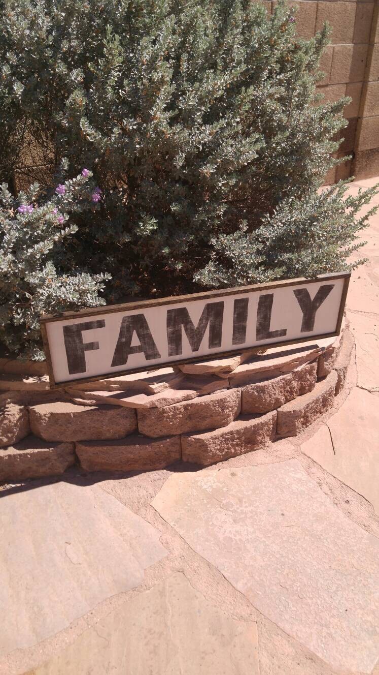Family Sign Wood Family Sign Farmhouse Decor Farmhouse - Etsy