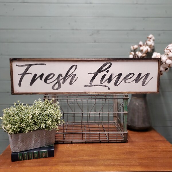 Linen Closet Sign - Etsy