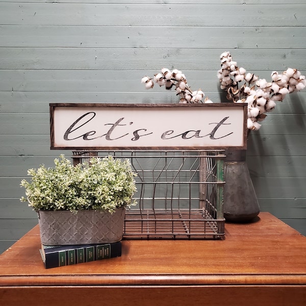 Rustic Eat Sign - Etsy